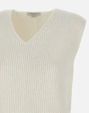 Vince Sleeveless V-neck Knitted Vest