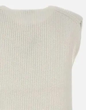 Vince Sleeveless V-neck Knitted Vest