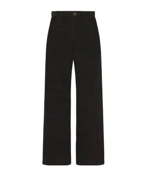 THE ROW Corduroy Straight-leg Trousers - Brown