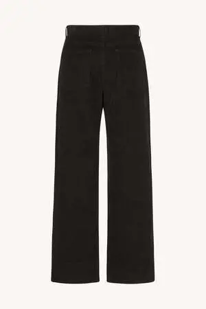 THE ROW Corduroy Straight-leg Trousers - Brown