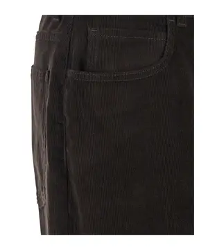 THE ROW Corduroy Straight-leg Trousers - Brown