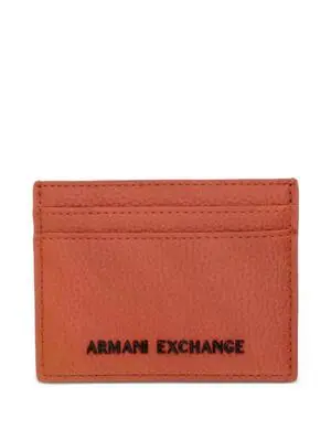 Armani Exchange Madrid Logo-plaque Cardholder - Orange