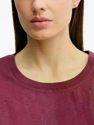 Armani Exchange Logo Embellishment T-shirt