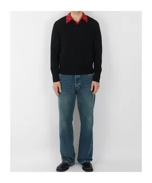 SUNFLOWER V-neck Wool Knit Sweater