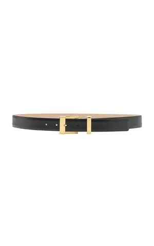 Khaite Manhattan Leather Belt - Black