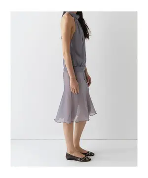Gimaguas Sleeveless Halter Neck Boa Top
