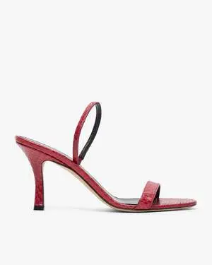 THE ROW Ella Slingback Sandals In Watersnake Leather
