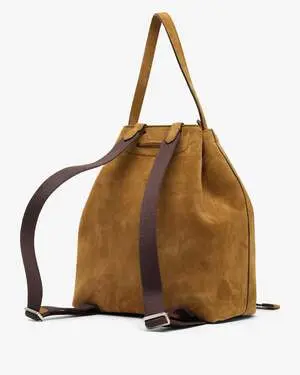 THE ROW Backpack 9 Suede Bag