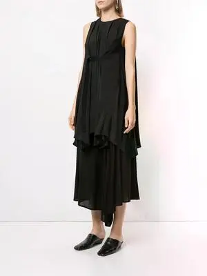 Y’s Long-line Draped Sleeveless Top
