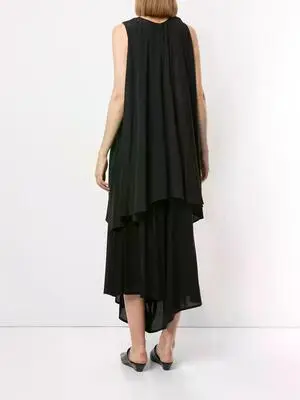 Y’s Long-line Draped Sleeveless Top