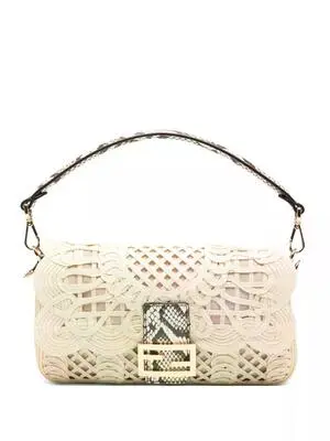 Fendi Baguette Shoulder Bag - Neutrals