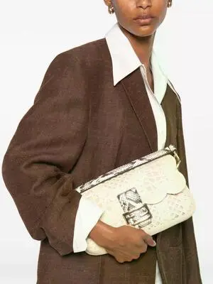 Fendi Baguette Shoulder Bag - Neutrals