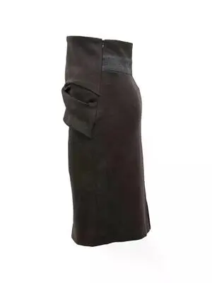 Brunello Cucinelli Draped Pleated Skirt