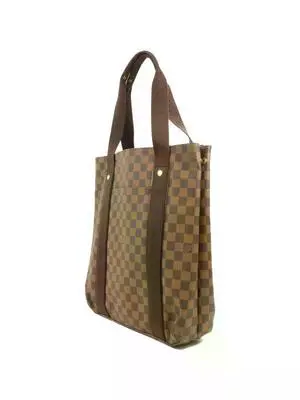 LOUIS VUITTON Beaubourg Damier Ebene Canvas Tote Bag