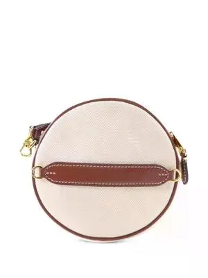 Burberry Louise Leather Trim Shoulder Bag - Neutrals