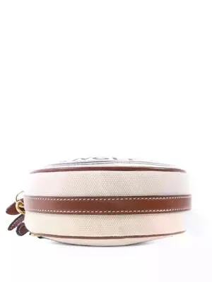 Burberry Louise Leather Trim Shoulder Bag - Neutrals