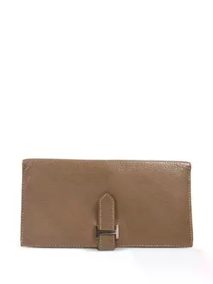 Hermès Bearn Soufflet Long Wallet - Neutrals