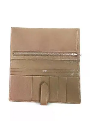 Hermès Bearn Soufflet Long Wallet - Neutrals