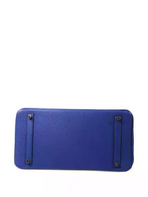 Hermès 35 Birkin Tote Bag - Blue
