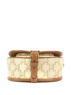 Celine Triomphe Folco Shoulder Bag - Neutrals