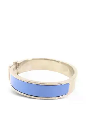 Hermès Clic H Enamel Bracelet - Silver