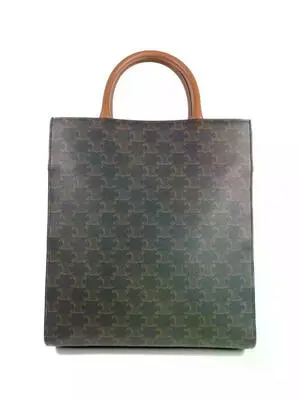 Celine Triomphe Cabas Tote Bag - Brown