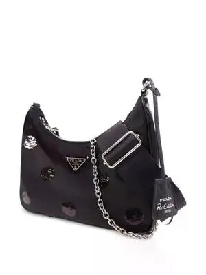 Prada Sequin Polka-dot Shoulder Bag
