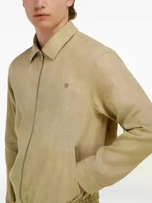 FERRAGAMO Linen Blouson Jacket