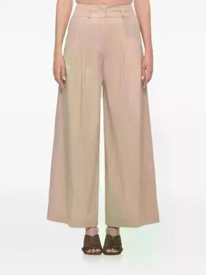 Peserico Pleated Wide-leg Trousers