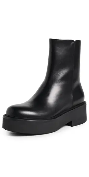 GIANVITO ROSSI Hiro Vitello Zip Up Boots