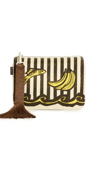 ALEMAIS Mona Clutch With Fringe Trim - Multi