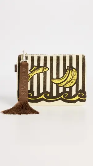 ALEMAIS Mona Clutch With Fringe Trim - Multi
