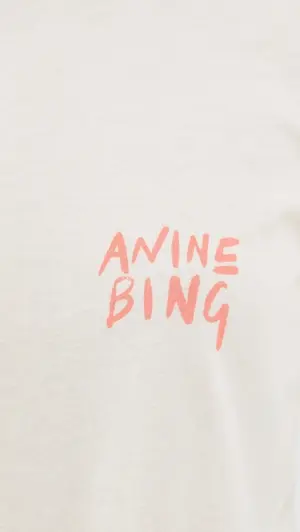 ANINE BING Shelley Surfer Tee With Graphic Print