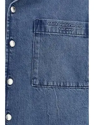 Alexander Wang Cropped Denim Shirt
