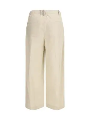 Brunello Cucinelli Cotton-blend Tailored Pants - Multicolor