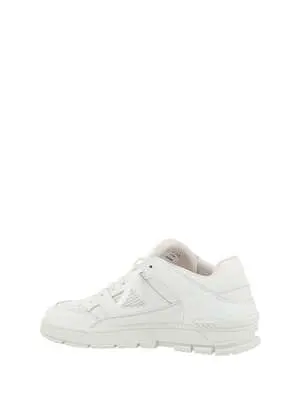 Axel Arigato Area Lo Sneakers With Perforated Detail And Signature Branding - White