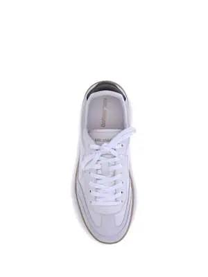 Axel Arigato Dice T-toe Leather And Suede Sneakers - White