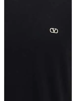 Valentino Garavani Cotton Vlogo T-shirt - Black
