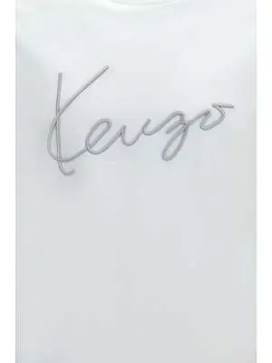 Kenzo Embroidered Signature Cotton T-shirt
