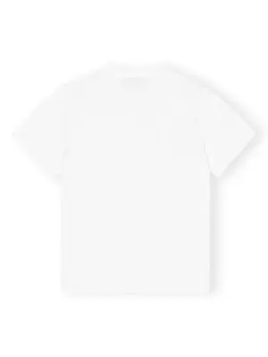GANNI Graphic Print Cotton T-shirt - Multicolor