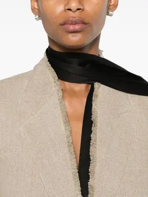 TOTEME Linen Single-breasted Jacket - Multicolor