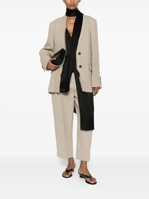 TOTEME Linen Single-breasted Jacket