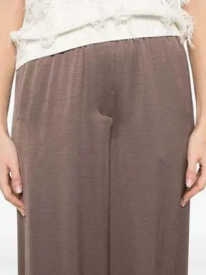 Peserico Acetate Wide Leg Pants - Multicolor