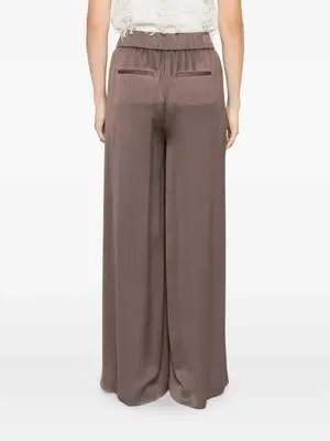 Peserico Acetate Wide Leg Pants - Multicolor