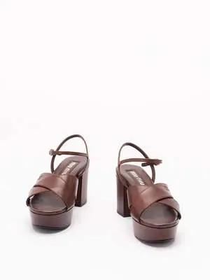Miu Miu Platform Sandals - Multicolor