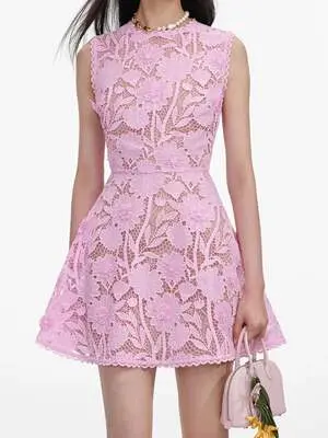 SELF-PORTRAIT Lace Mini Dress