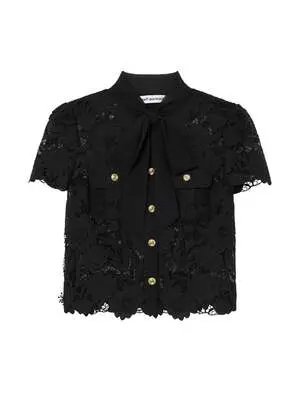 Self-portrait Tie Neck Blouses