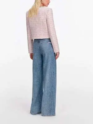 SELF-PORTRAIT Sequin Embellished Boucle Jacket