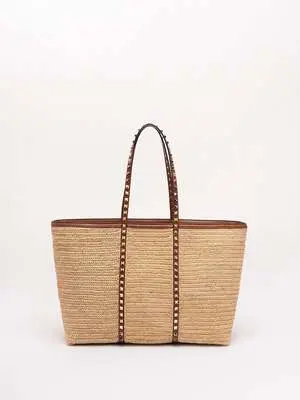 Valentino Garavani Rockstud Woven Tote