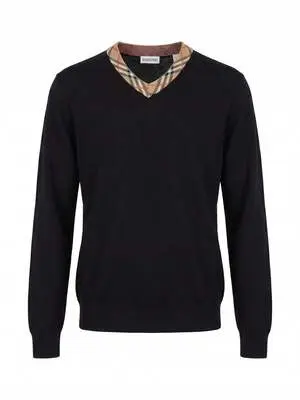 Burberry Maxim V-neck Sweater - Multicolor